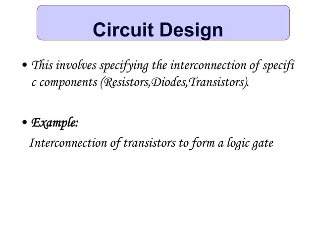 basic vlsi ppt | PPTX | Physics | Science