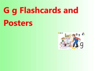 Flashcards and posters G g | PDF
