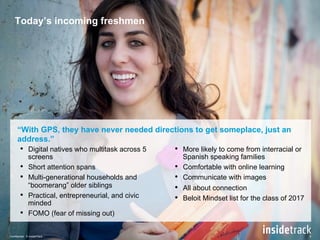 Understanding Today's Incoming Traditional Student | PDF | College ...