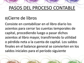 procesos contables | PPTX