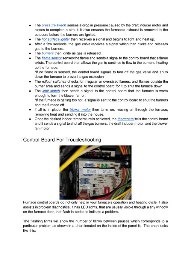 All You Need To Know About Furnace Control Boards | PDF