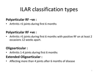 Juvenile Idiopathic Arthritis | PPTX