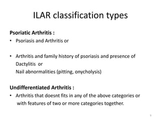 Juvenile Idiopathic Arthritis | PPTX