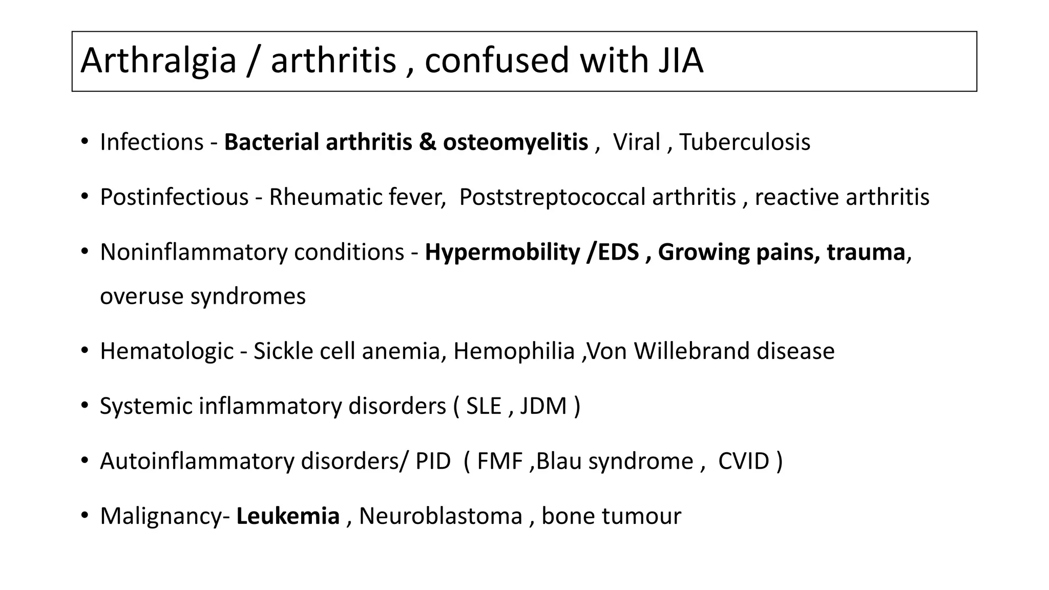 JIA1.ppt a basic approach to know about JIA | PPT