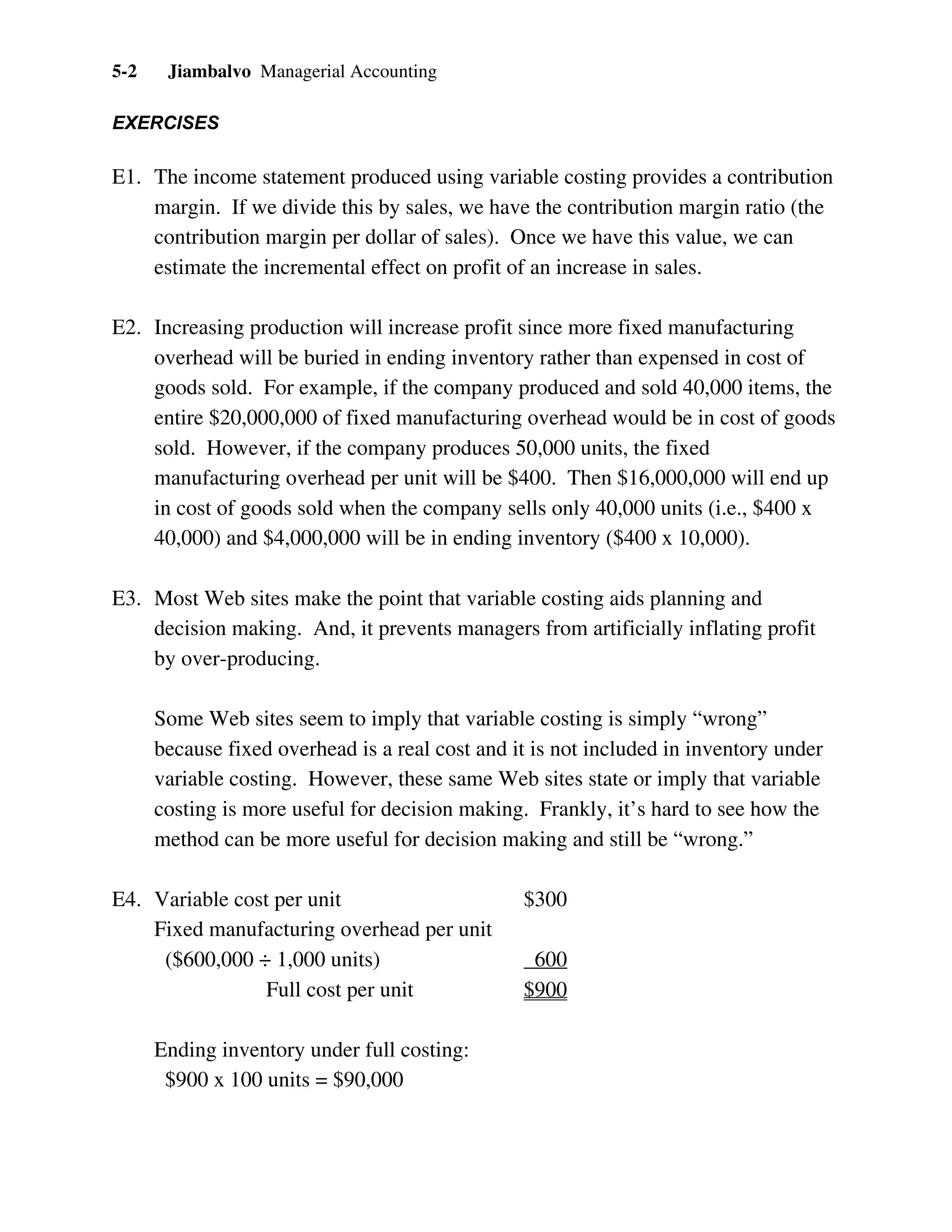 Jiambalvo text book solutions (3) | PDF