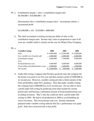 Jiambalvo text book solutions (3) | PDF