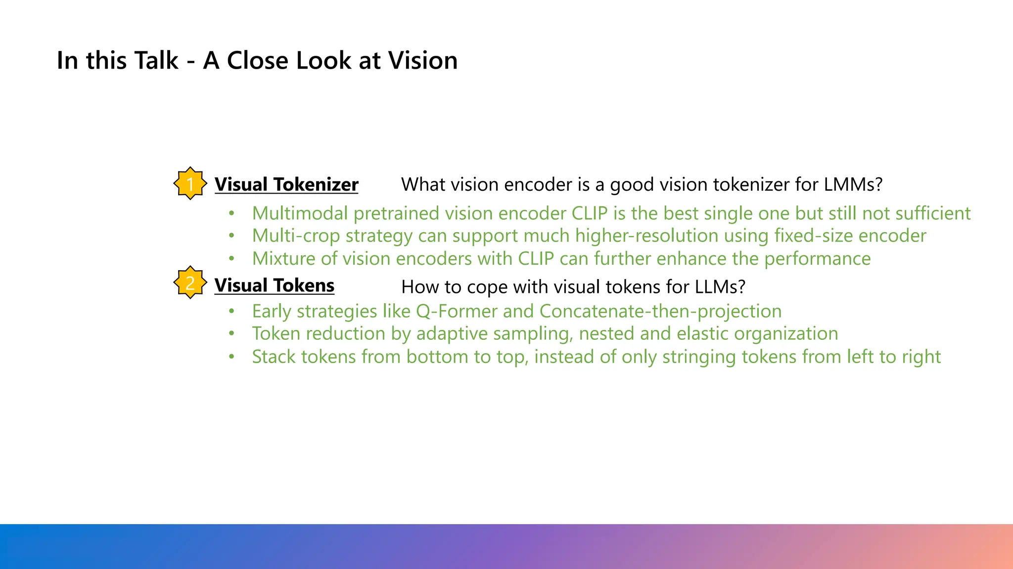 vision in LMM, a close look at them in context | PDF