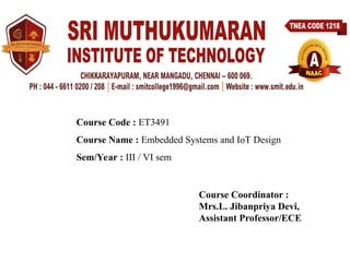ECE embedded systems and IOT design unit.ppt