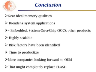 Phase Change memory | PPTX