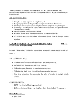 Jibin manual resume | PDF