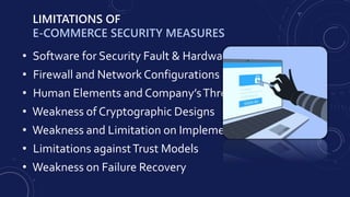 Limitations E - Commerce Security measures | PPTX | Internet | Computing
