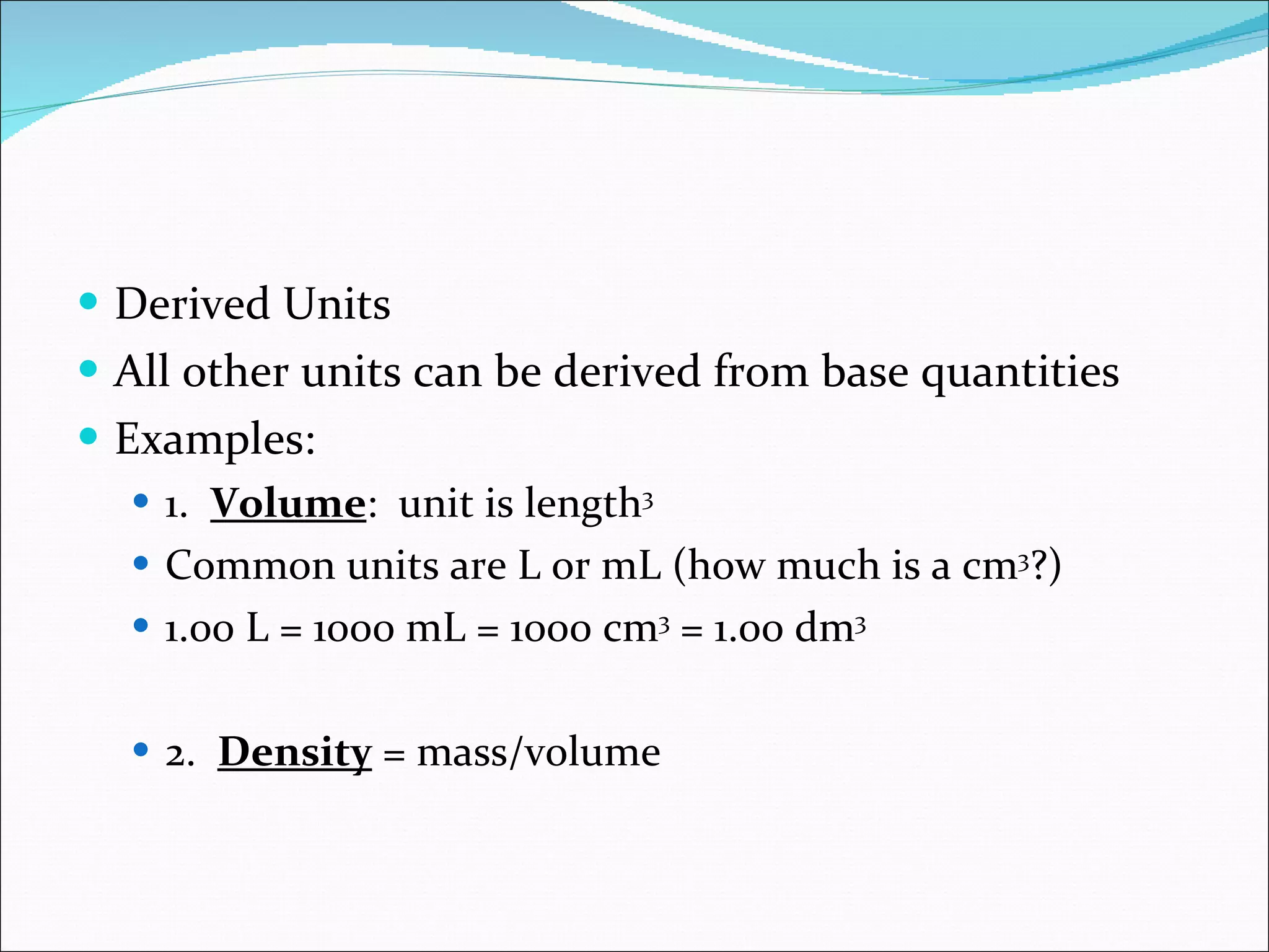 Chemistry- JIB Topic 1 Matter and Measurement | PPT