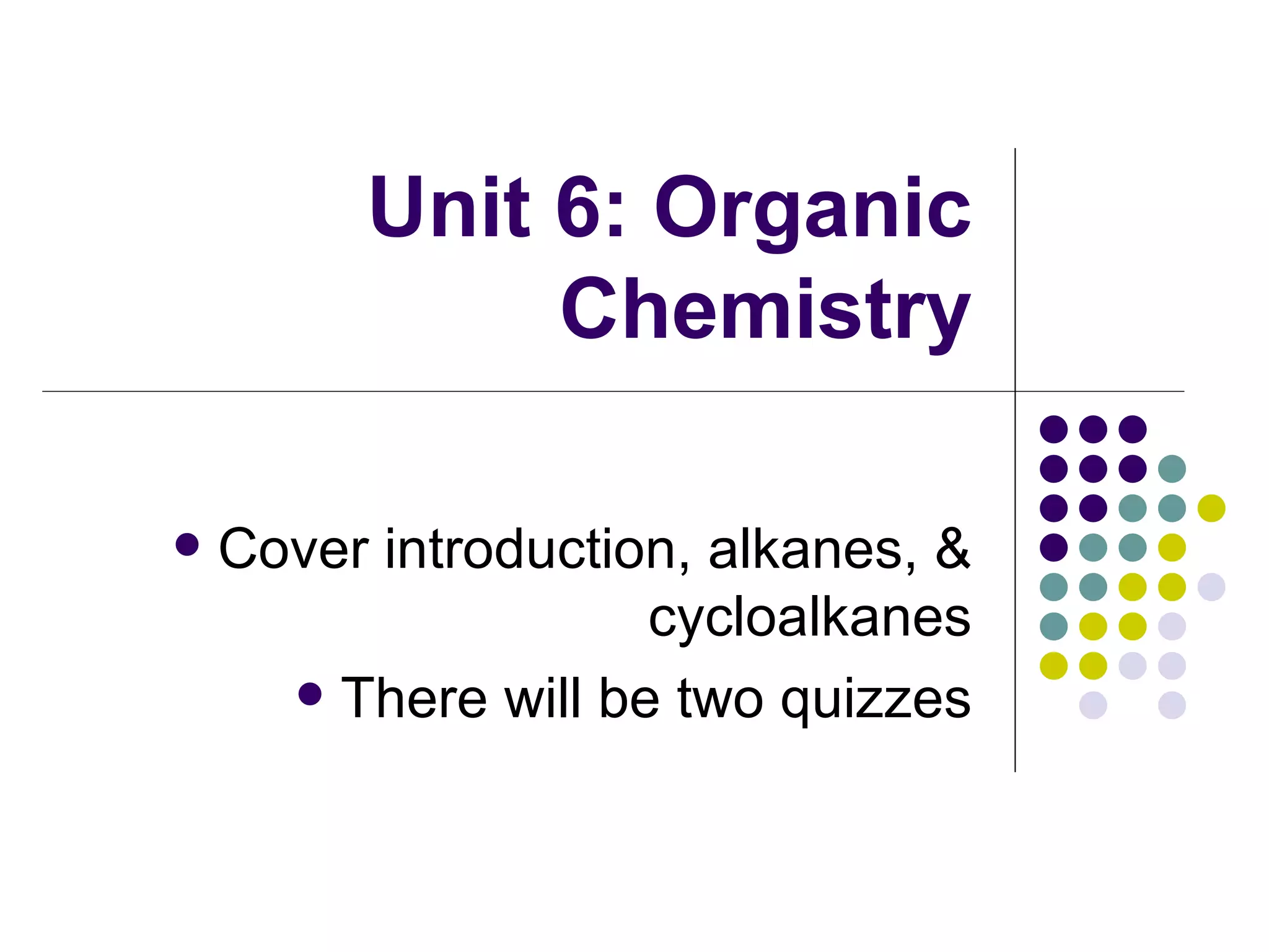 Chemistry- JIB Organic Chemistry Review | PPT