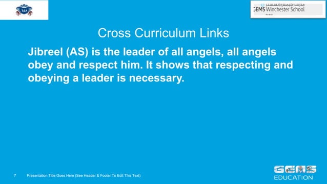 Jibreel the holy spirit yr 8 by muhammad javed iqbal | PPT