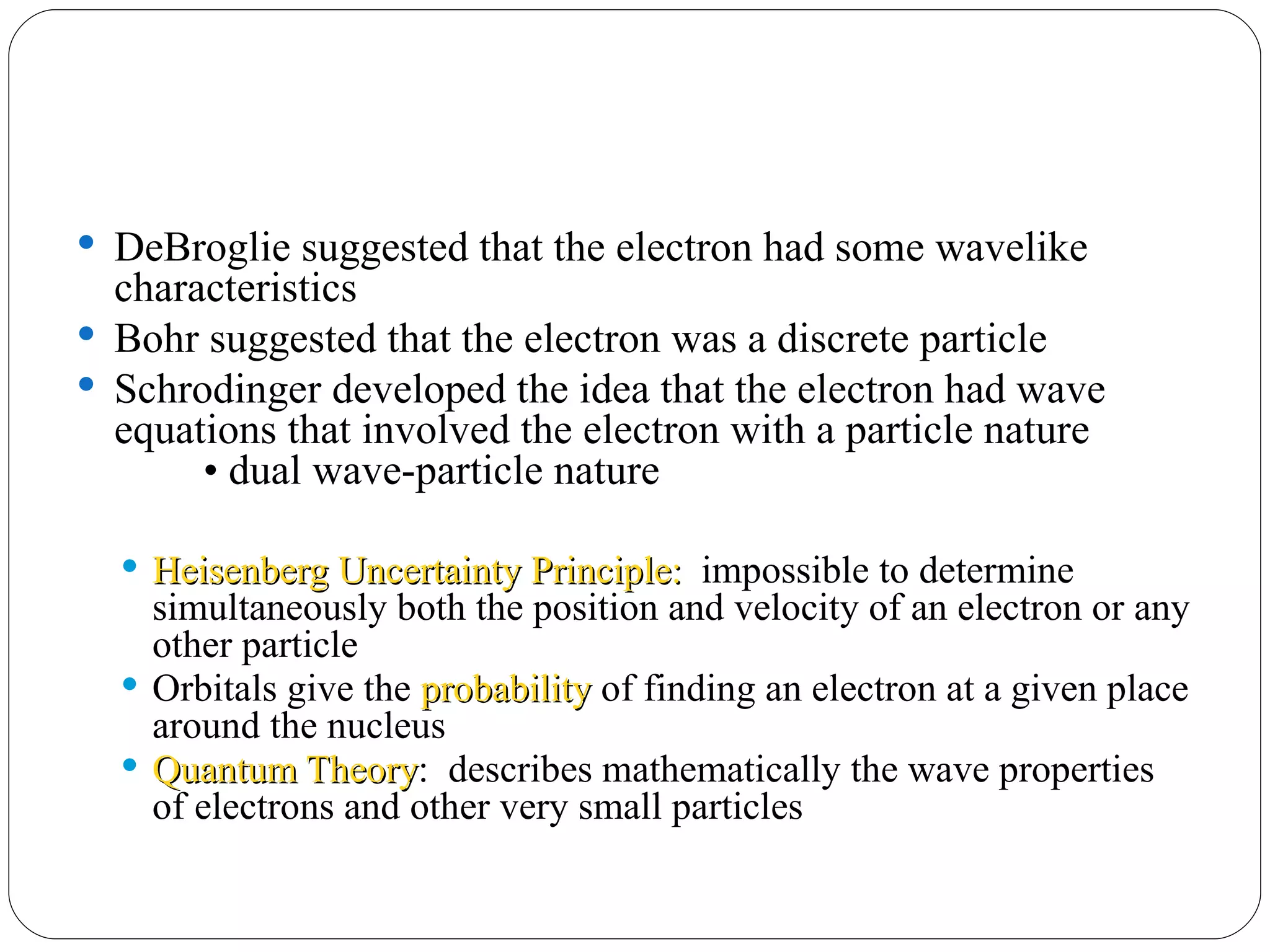 Chemistry- JIB Topic 3 Electron Configurations | PPT