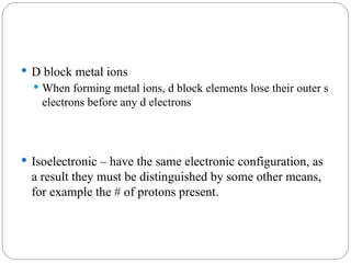 Chemistry- JIB Topic 3 Electron Configurations | PPT