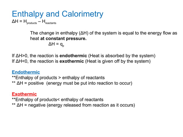 Chemistry- JIB Topic 9 Thermochemistry | PPT