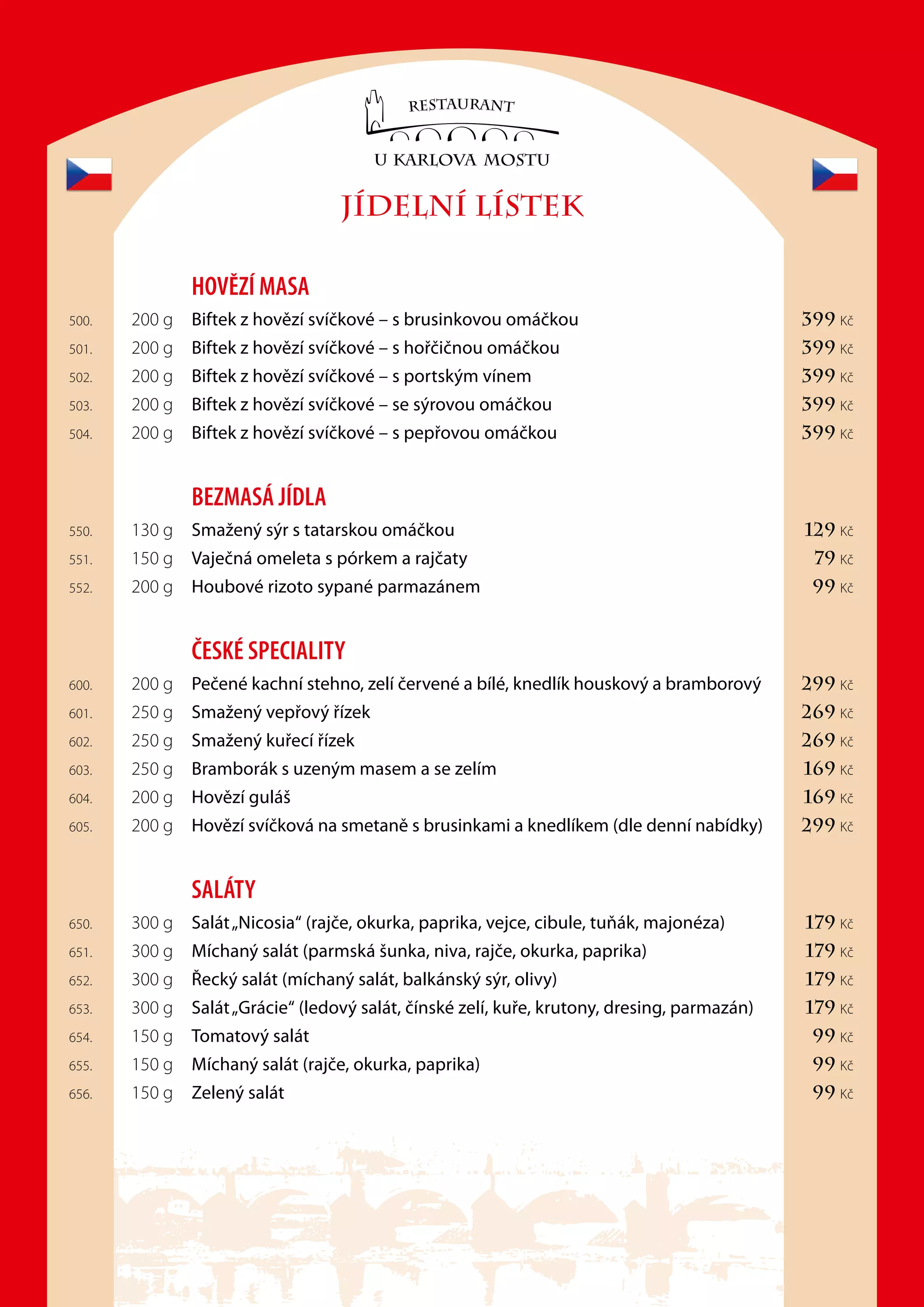Jidelni listek cz (1) | PDF