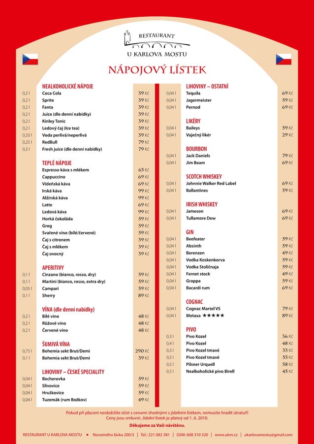 Jidelni listek cz (1) | PDF