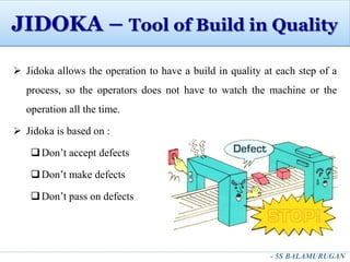 Jidoka - An Improvement Tool of Lean | PPT