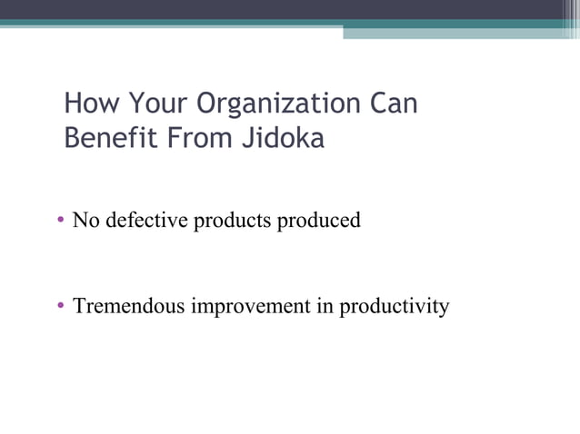 Jidoka lean manufacturing | PPT