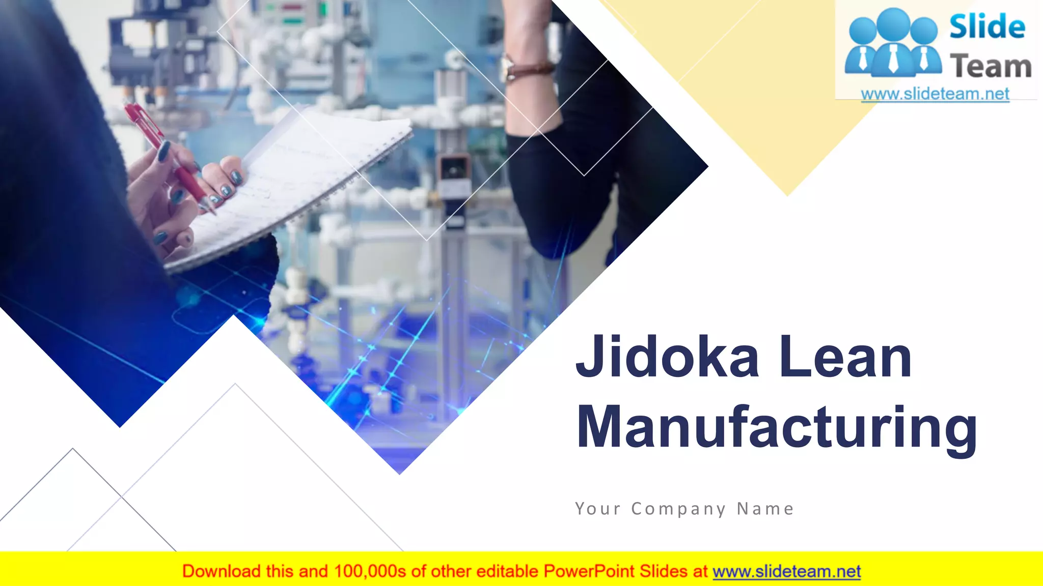 Jidoka Lean Manufacturing PowerPoint Presentation Slide | PDF