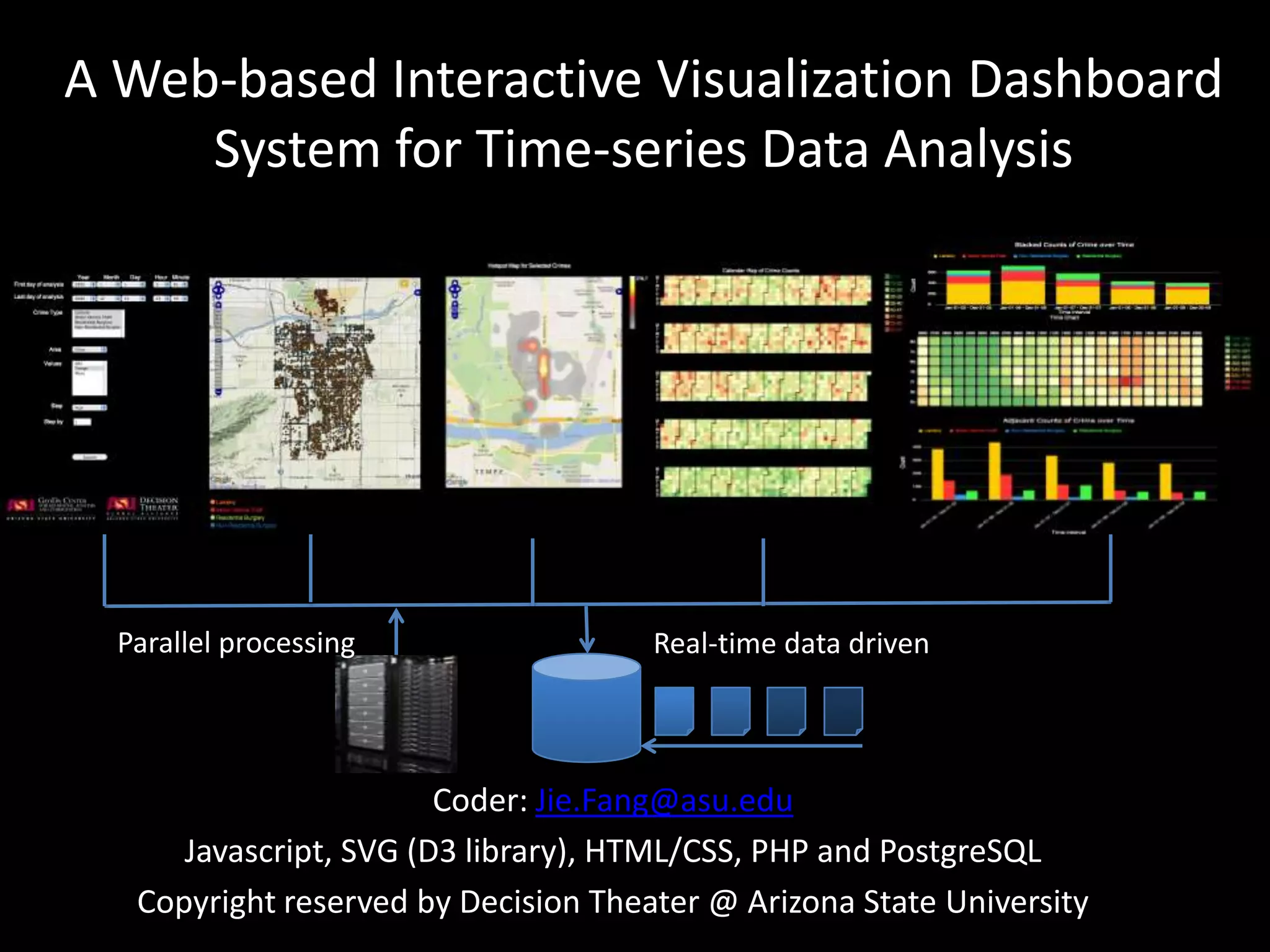 A Web-based Interactive Visualization Dashboard System for Time-series Data Analysis | PPT
