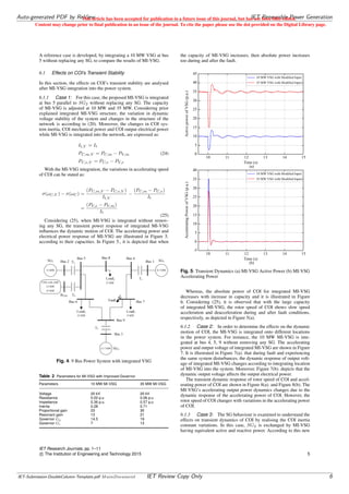 Improved Virtual Synchronous Generator Control to Analyse and Enhance ...