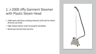 Jiffy J-2000 VS J-4000 VS J-2 Garment Steamer VS J-4000DM Drapery ...