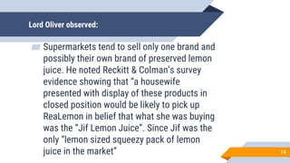 Jif lemon case | PPTX