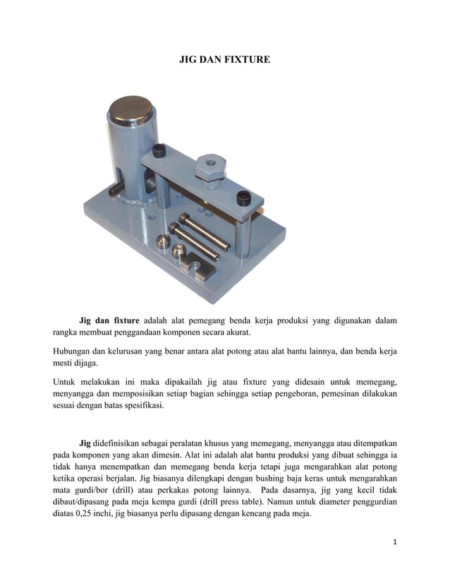 Jig dan fixture | PDF