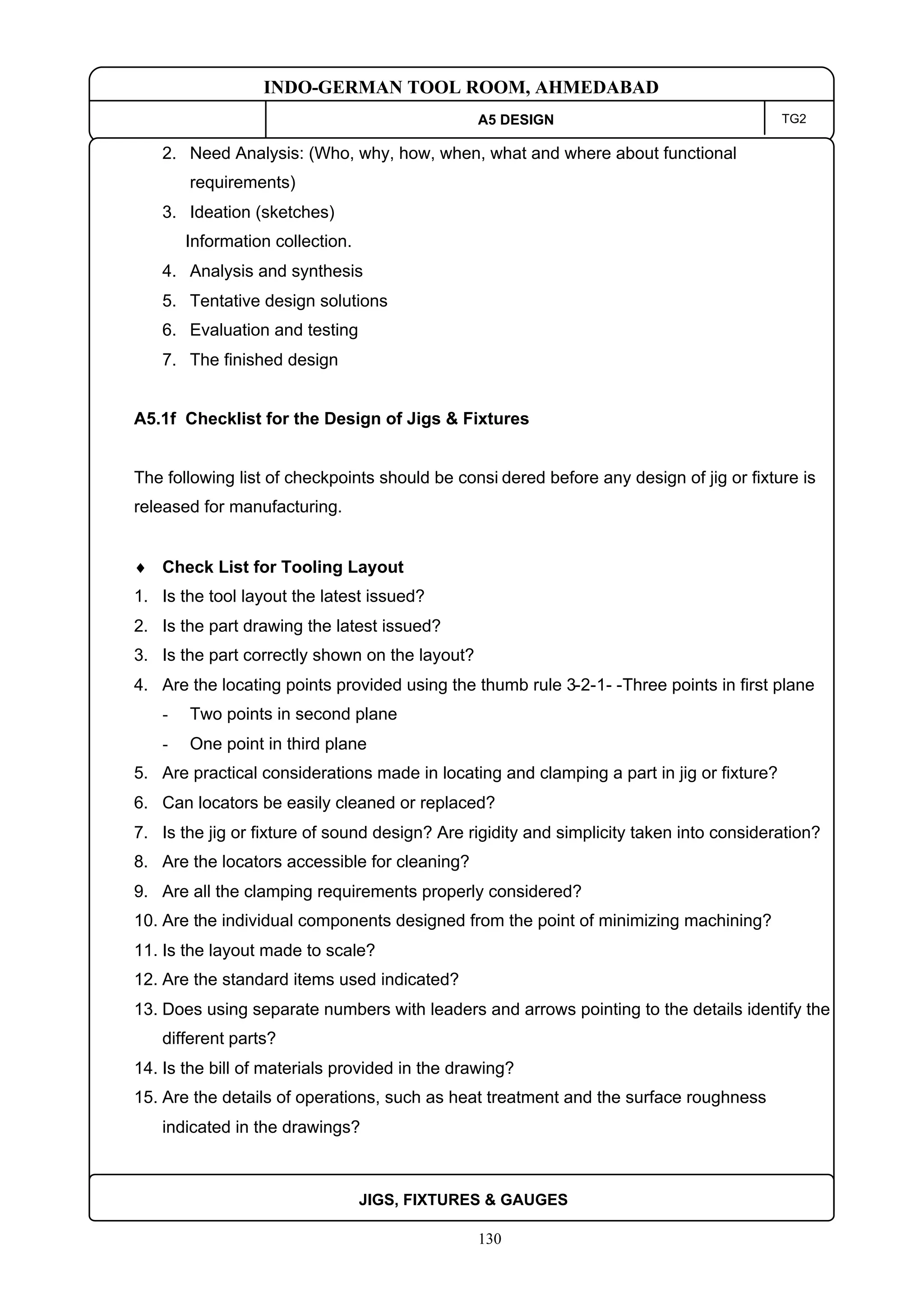 Jig, fixture & guages theory | PDF