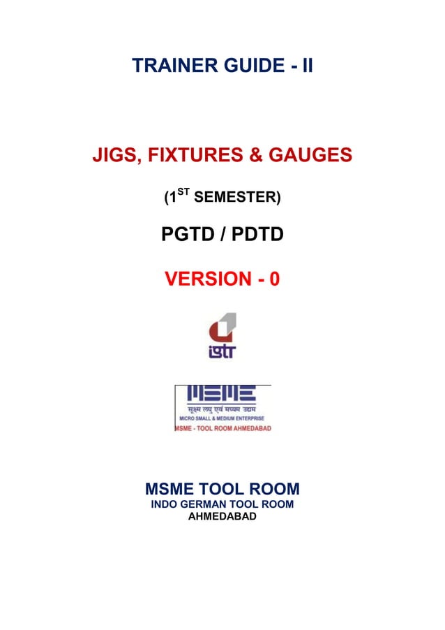 Jig, fixture & guages theory | PDF
