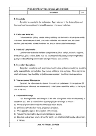 Jig, fixture & guages theory | PDF