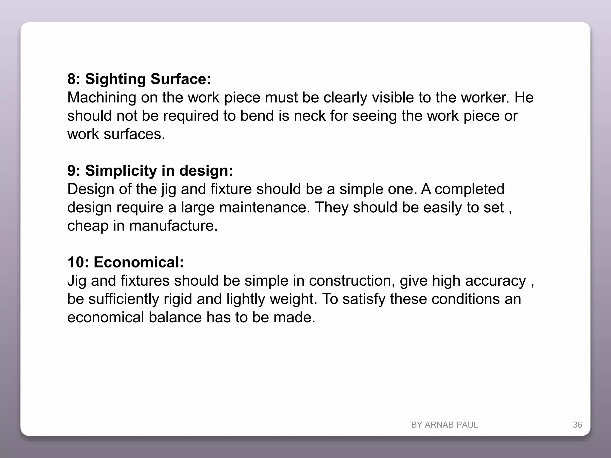 Jigs & Fixtures | PPTX