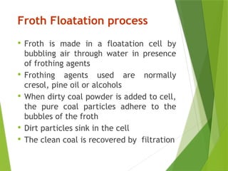 Jigging operations for washing the surface impurities | PPTX