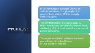 Oral jelly of Metformin hydrochloride formulation development using ...