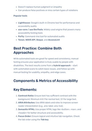 Everything You Need to Know About Accessibility Testing | PDF
