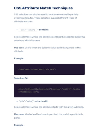 Mastering Web Element Locators for Effective UI Test Automation | PDF