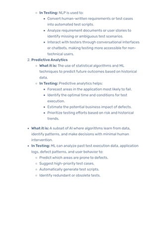 AI in Modern Software Testing: Smarter QA Today | PDF