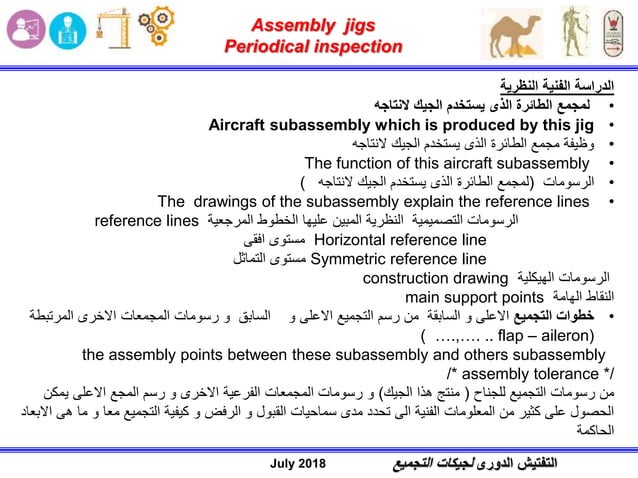 Aircraft assembly jigs Periodical inspection 3 | PPTX | Woodworking ...