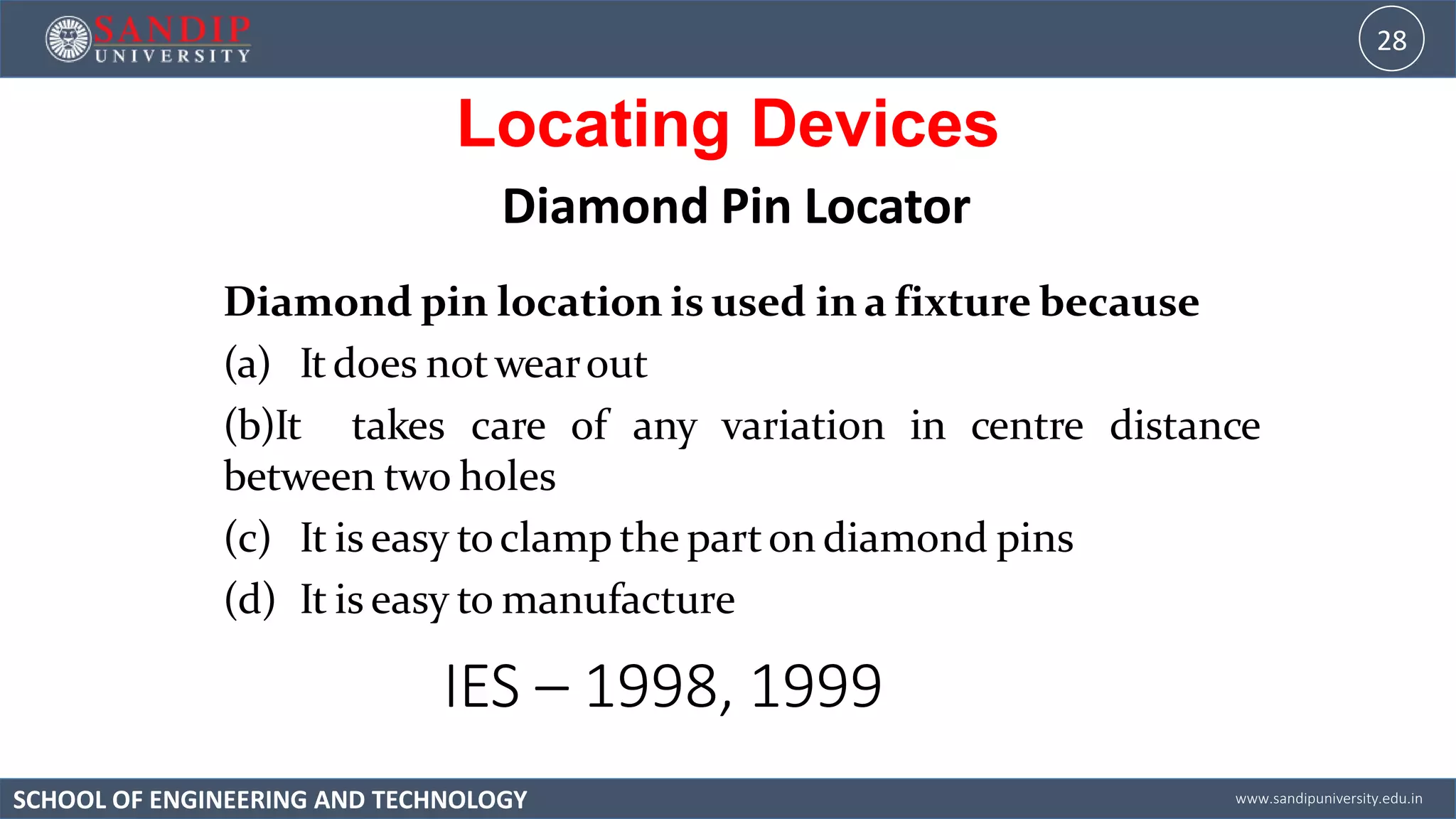 Jigs and fixture design prof a k mansuri | PDF