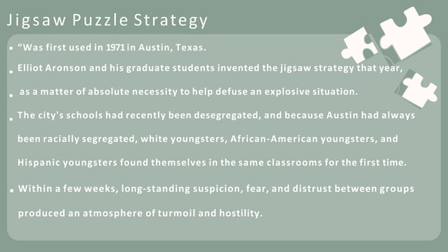 JIGSAW.pptx PowerPoint presentations about jigsaw | PPT