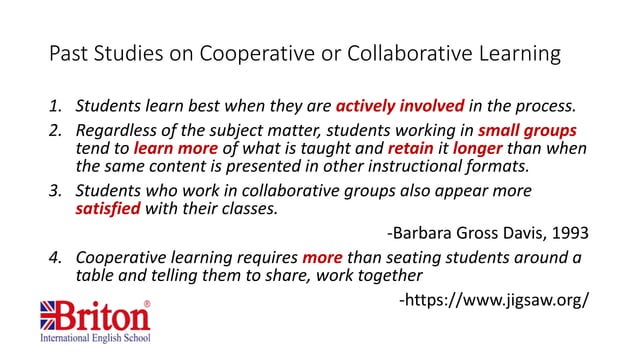 Jigsaw cooperative learnings | PPTX