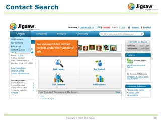 Jigsaw Data Cloud Overview | PPT