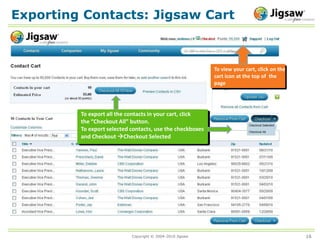 Jigsaw Data Cloud Overview | PPT