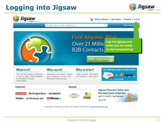 Jigsaw Data Cloud Overview | PPT