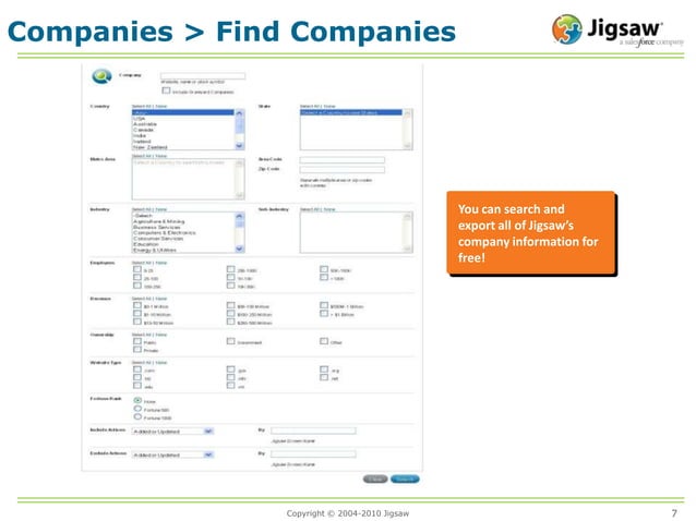 Jigsaw Data Cloud Overview | PPT
