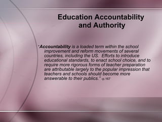 Jigsaw - Group C Education Accountability and Authority | PPT