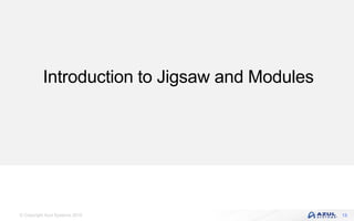 Modularization With Project Jigsaw in JDK 9 | PPT